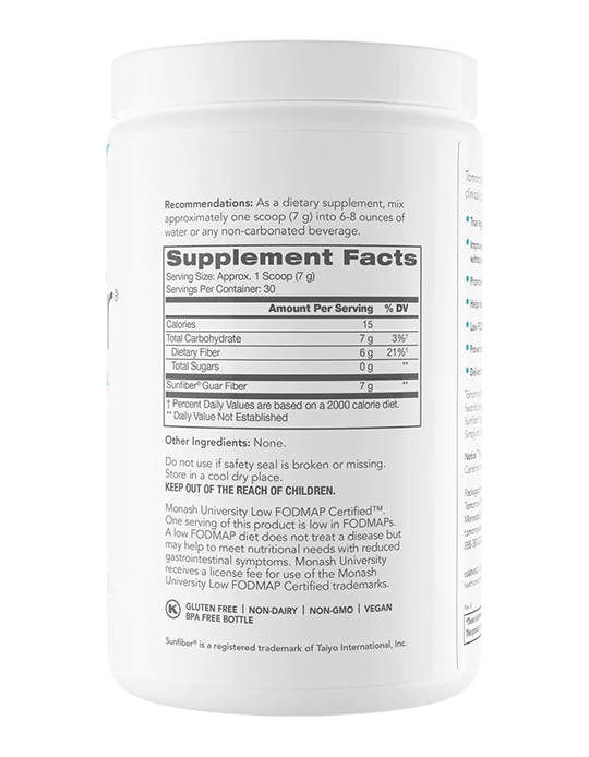 Sunfiber 30-Day – Master Supplements Inc
